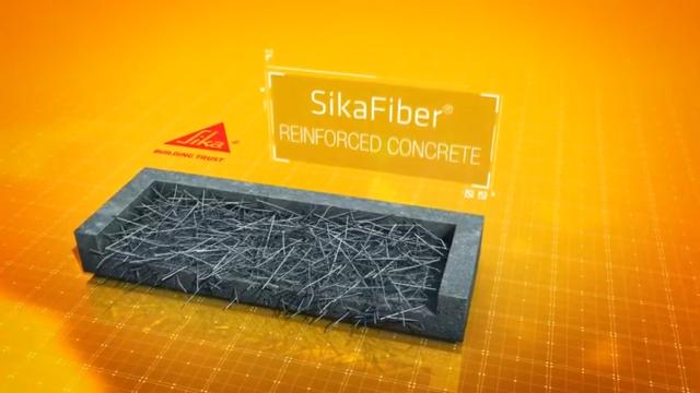 Sikafiber reinforced concrete